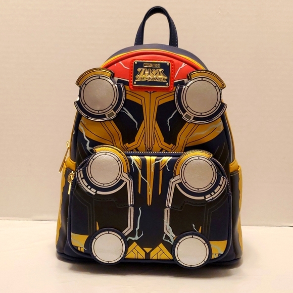 Marvel | Bags | Marvel Thor Backpack Red Yellow Blue | Poshmark